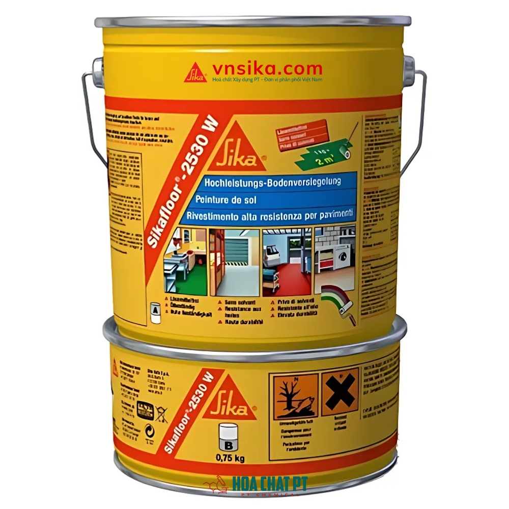 Sikafloor 2530 W NEW | Sơn Epoxy Gốc Nước Phủ Sàn Hiệu Suất Cao - Sika ...